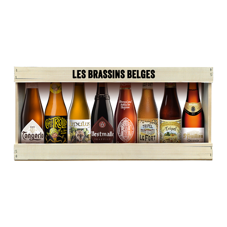 BIERE - MIXTE - COFFRET BOIS 8*33CL BIERES DE SPECIALITE - France