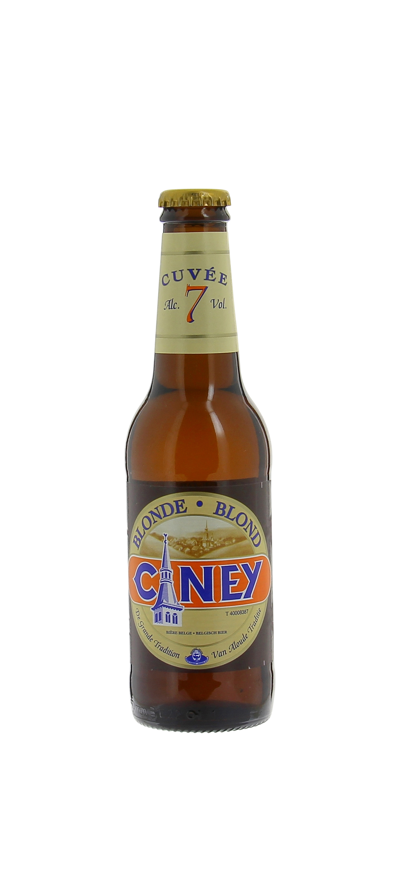 BIERE - BLONDE - CINEY BLONDE 25CL HG - Belgique